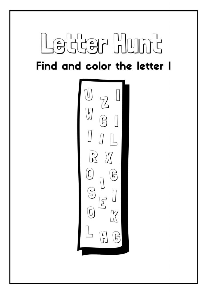 Letter I Activities for Toddler, Preschool & Kindergarten Printable PDF