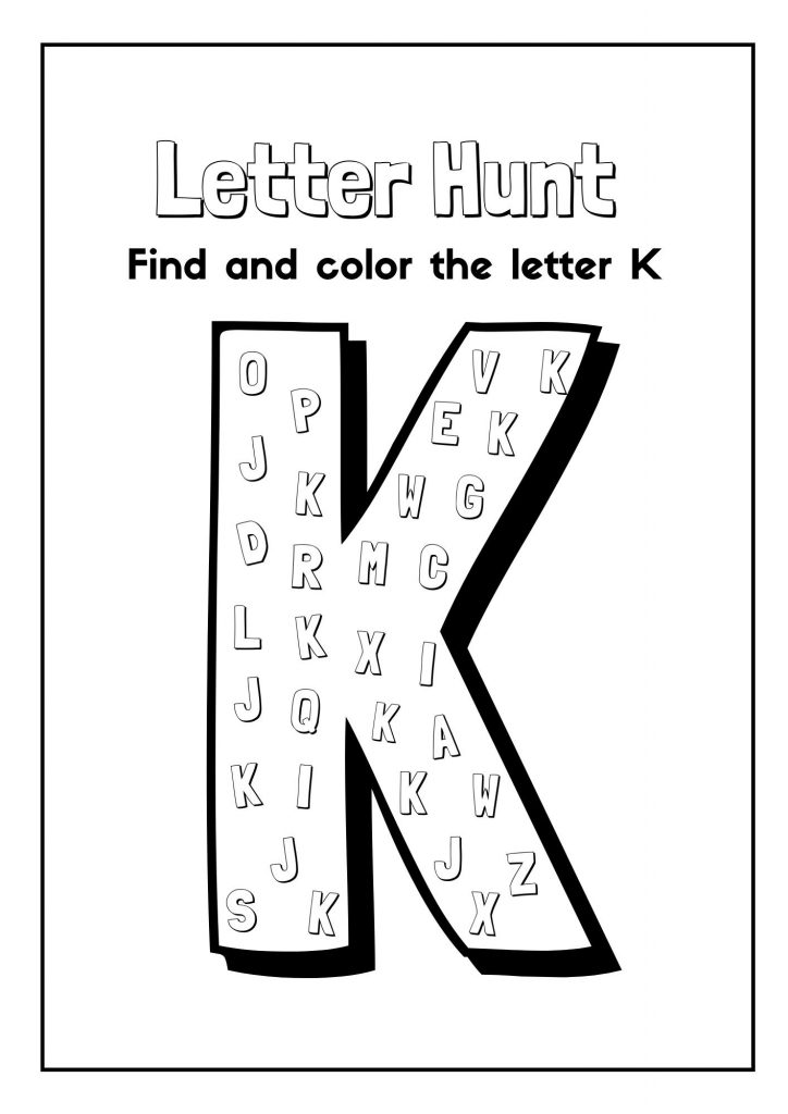 Letter K Activities for Toddler, Preschool & Kindergarten Printable PDF
