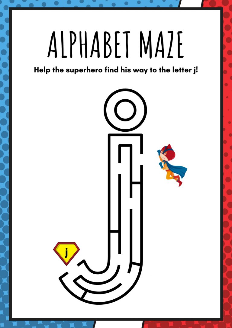 Letter J Activities for Toddler, Preschool & Kindergarten Printable PDF