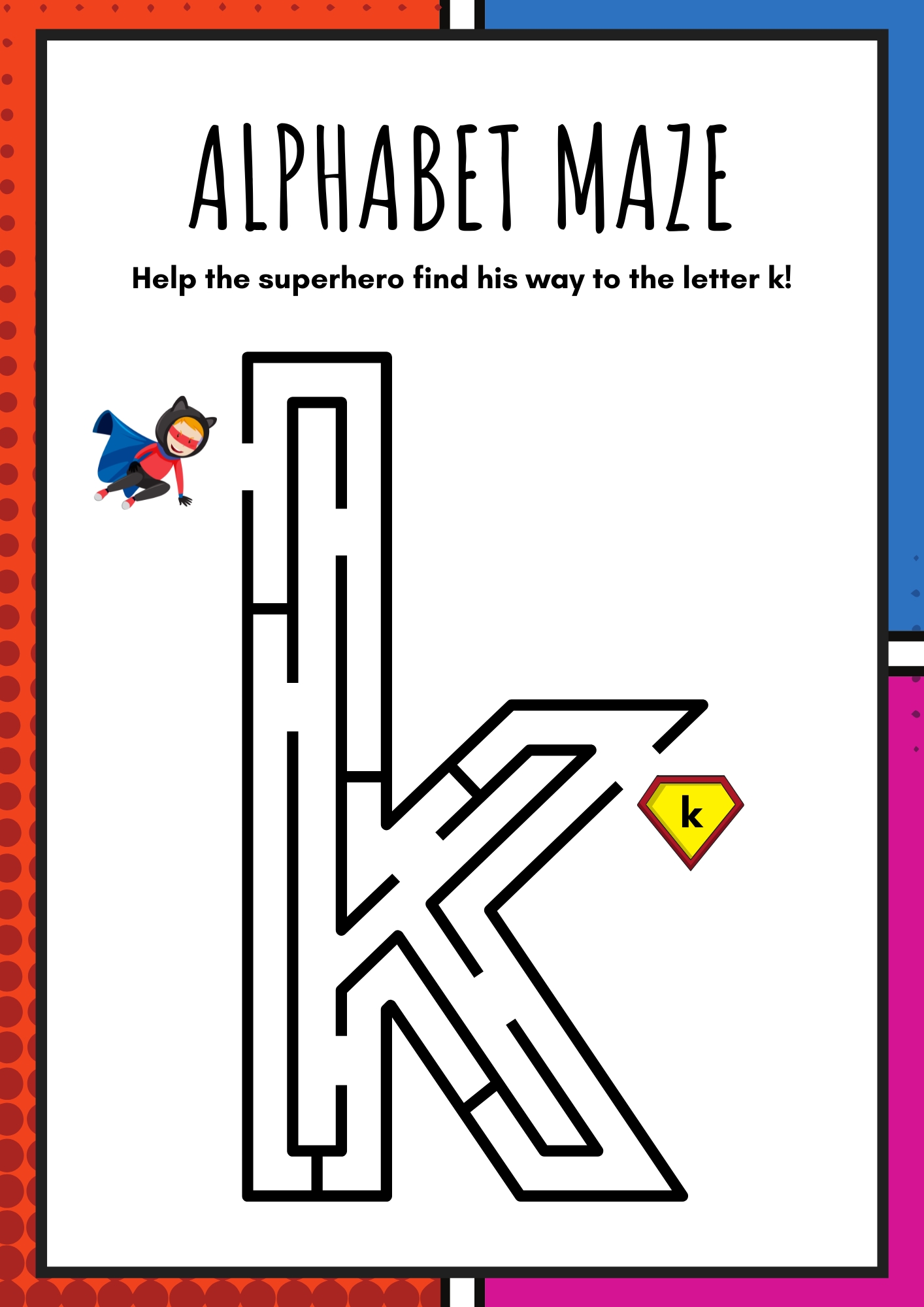 Letter K Activities for Toddler, Preschool & Kindergarten Printable PDF