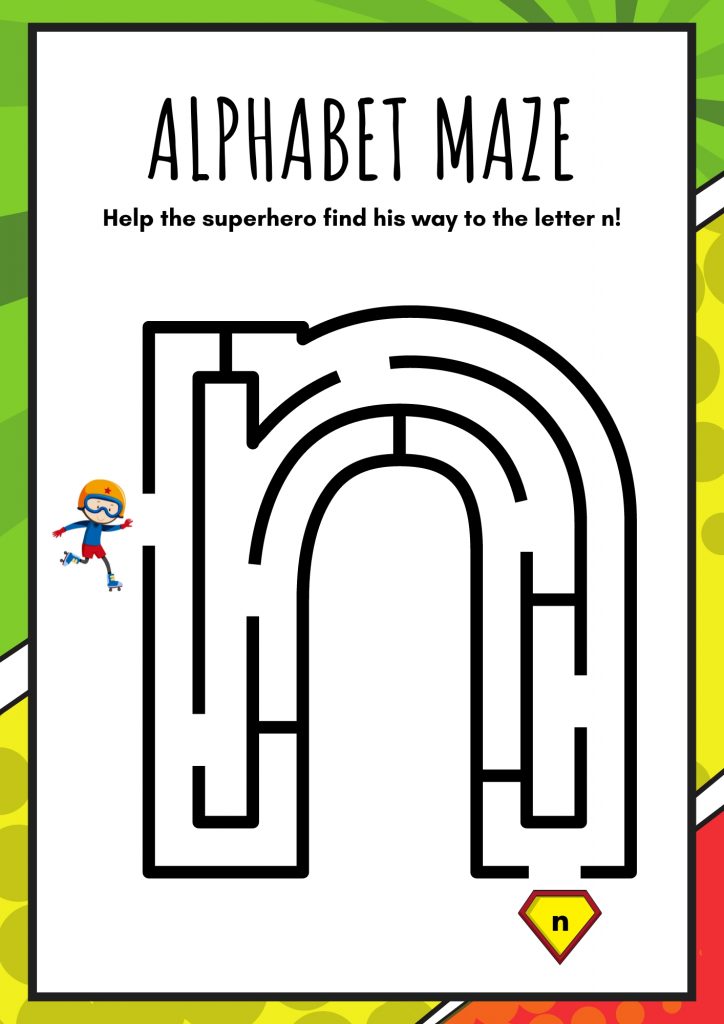 Letter N Activities for Toddler, Preschool & Kindergarten Printable PDF