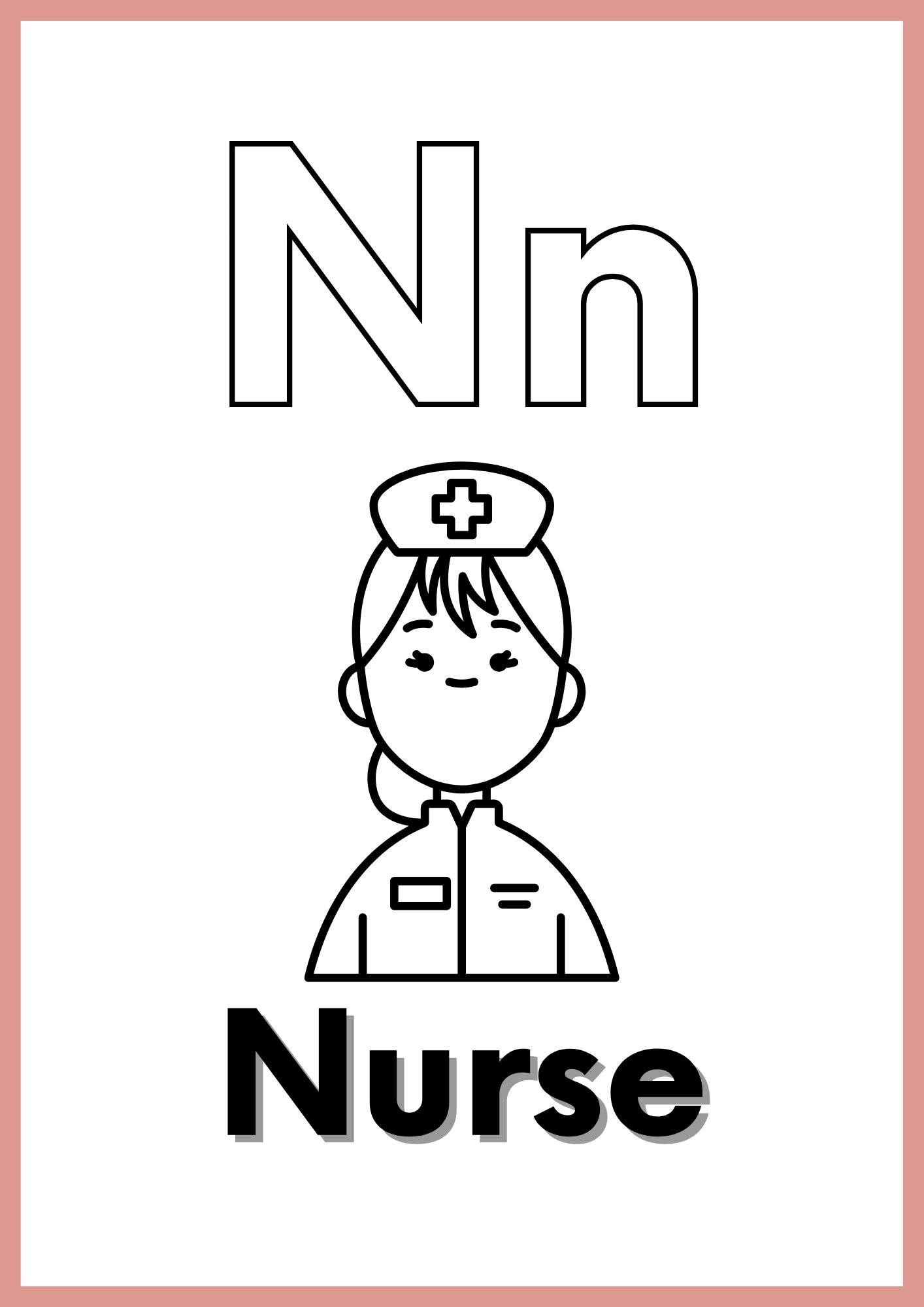 Free Letter N Pictures Worksheets Printable PDF