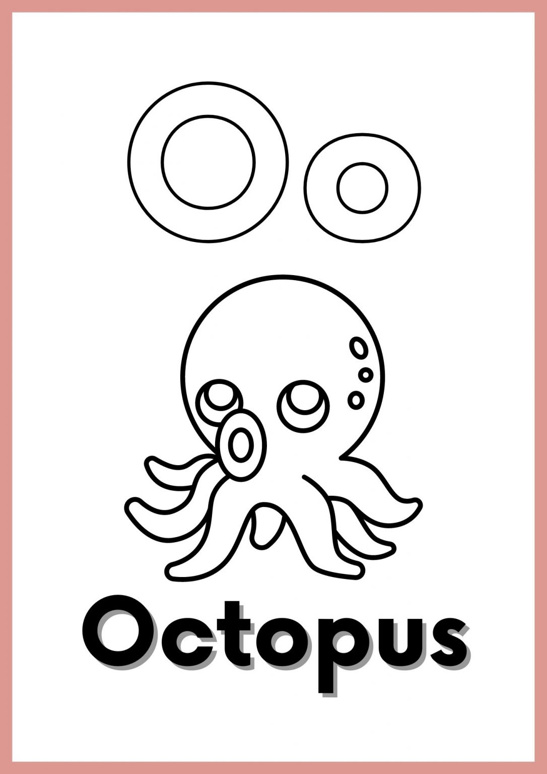 Free Letter O Pictures Worksheets Printable PDF