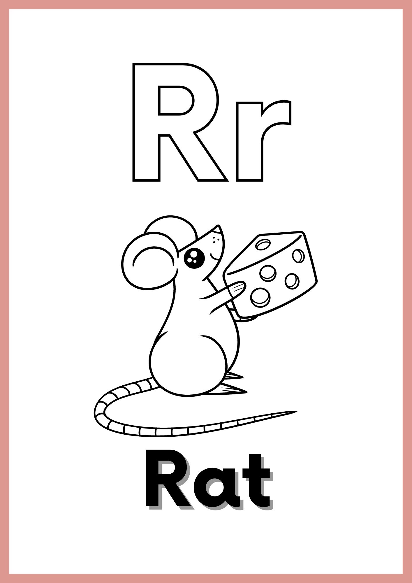 Letter R Activities for Toddler, Preschool & Kindergarten Printable PDF