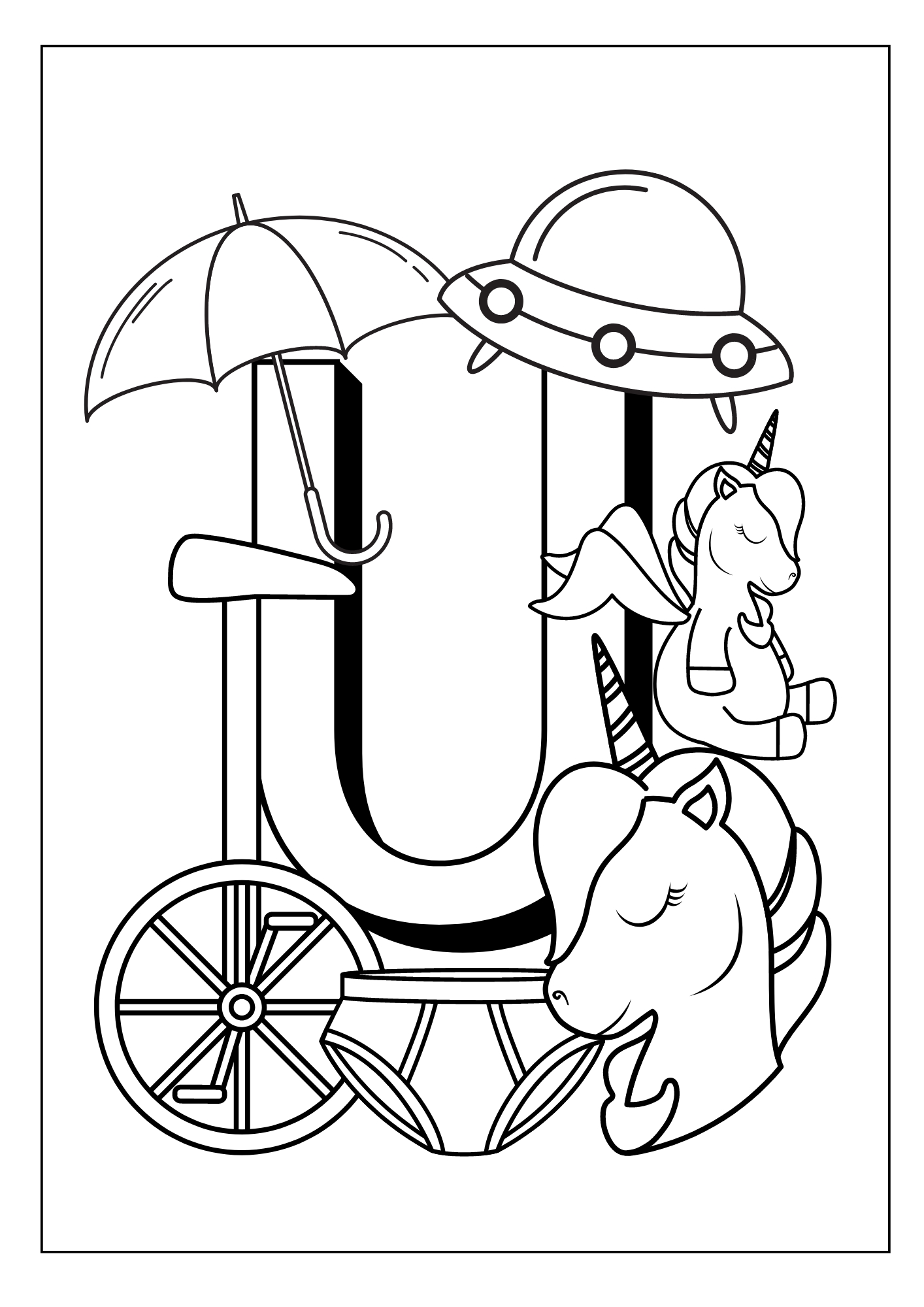 Free Letter U Pictures Worksheets Printable PDF free-letter-u-pictures-worksheets-printable-pdf