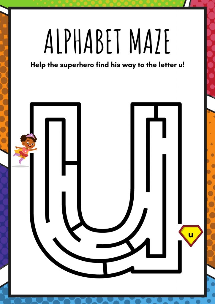 Letter U Activities for Toddler, Preschool & Kindergarten Printable PDF