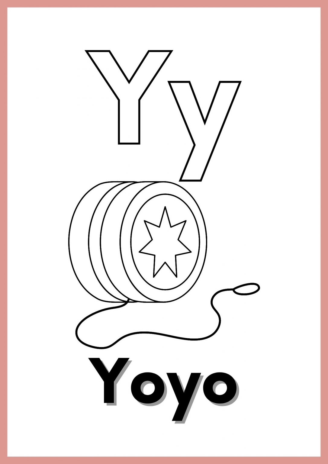 Free Letter Y Pictures Worksheets Printable PDF