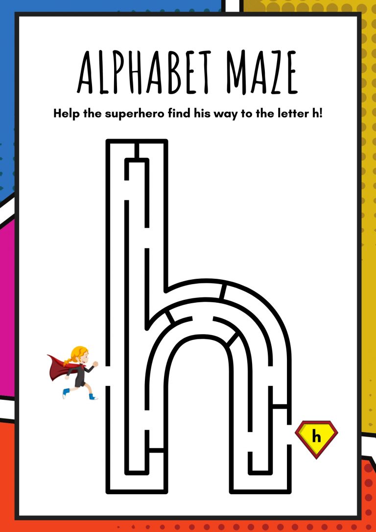 Letter H Activities for Toddler, Preschool & Kindergarten Printable PDF