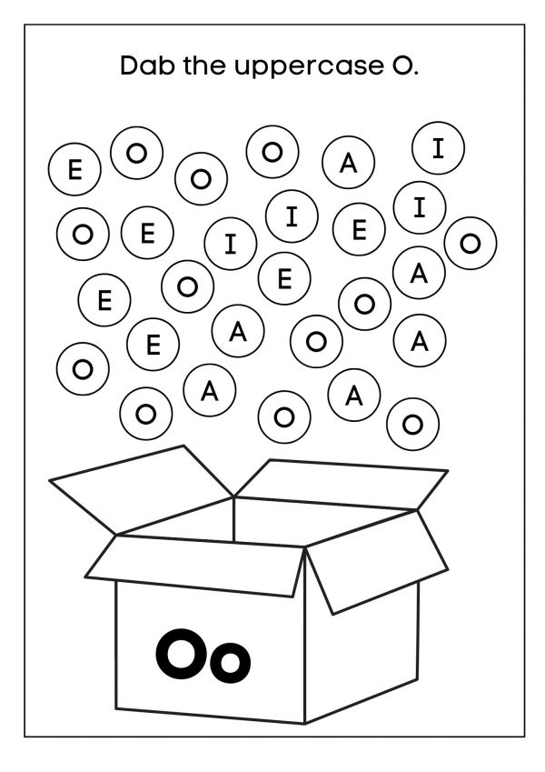 Letter O Activities for Toddler, Preschool & Kindergarten Printable PDF