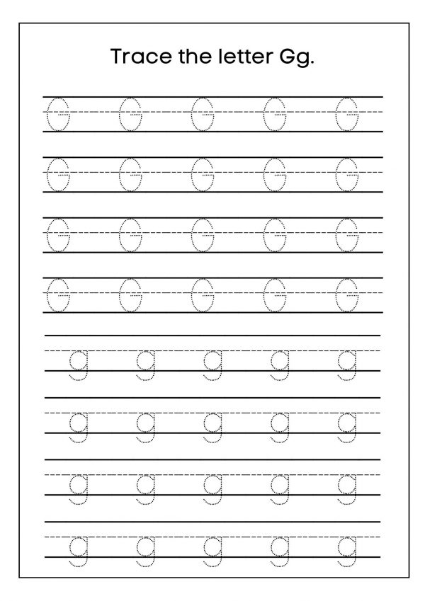 Letter G Activities for Toddler, Preschool & Kindergarten Printable PDF