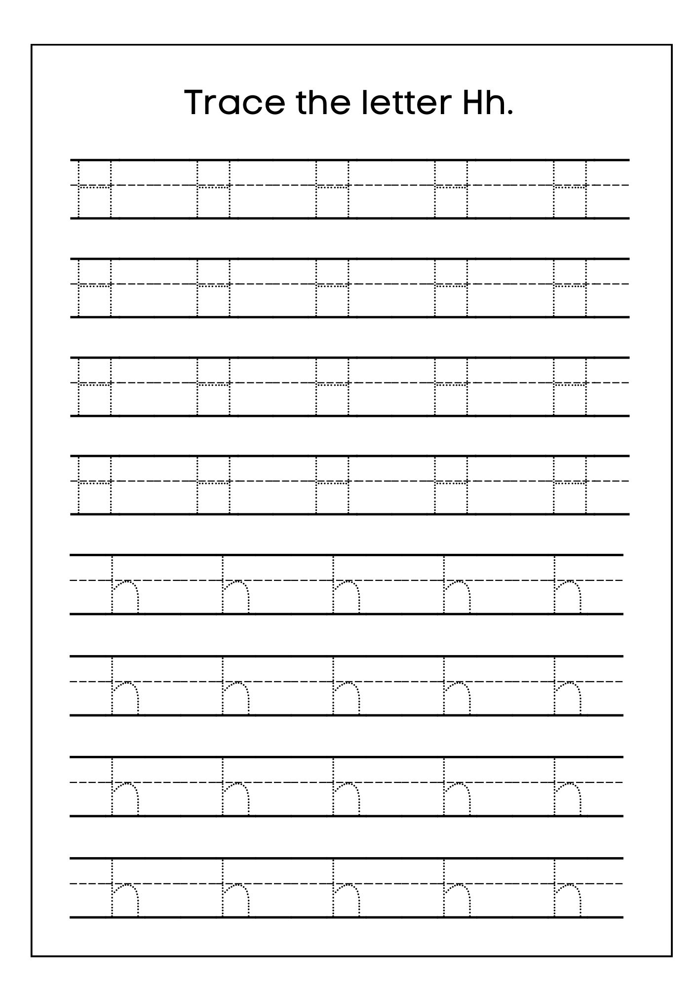 Letter H Activities for Toddler, Preschool & Kindergarten Printable PDF