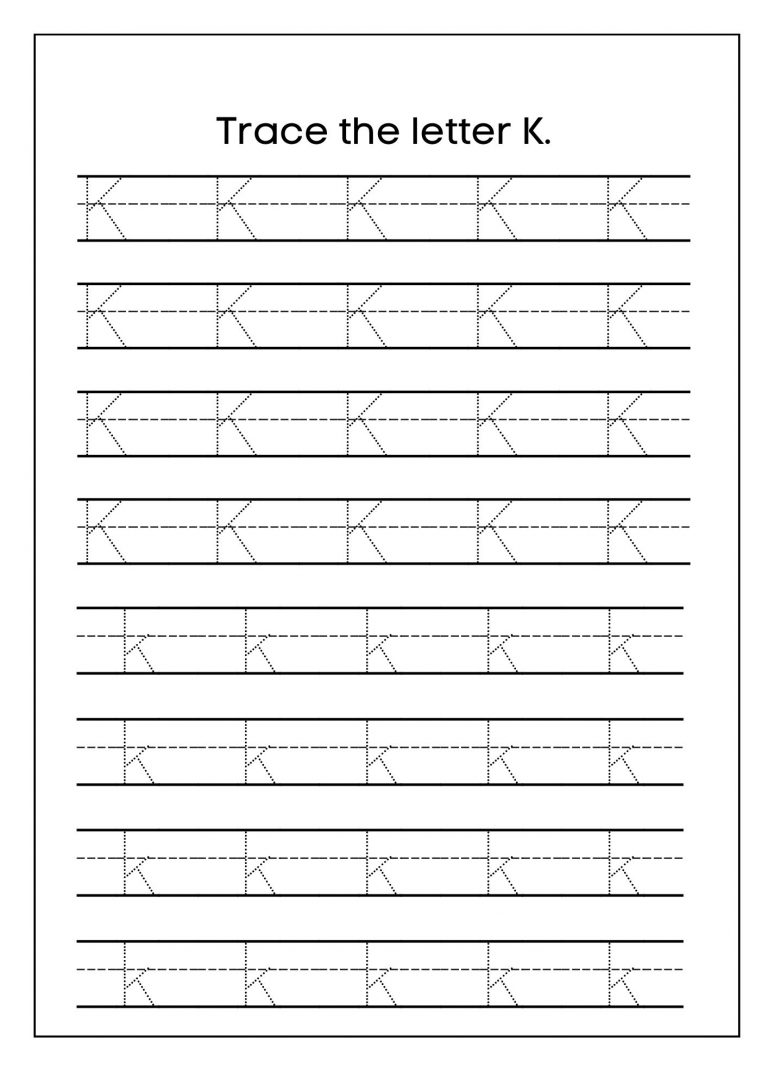 Letter K Activities for Toddler, Preschool & Kindergarten Printable PDF