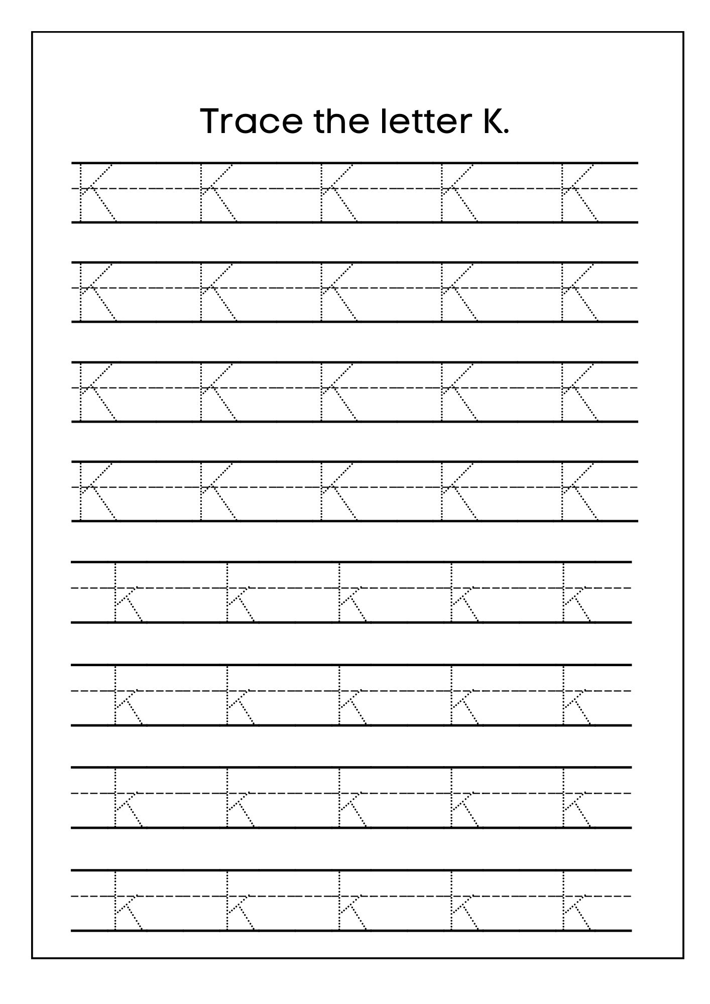 Letter K Activities for Toddler, Preschool & Kindergarten Printable PDF