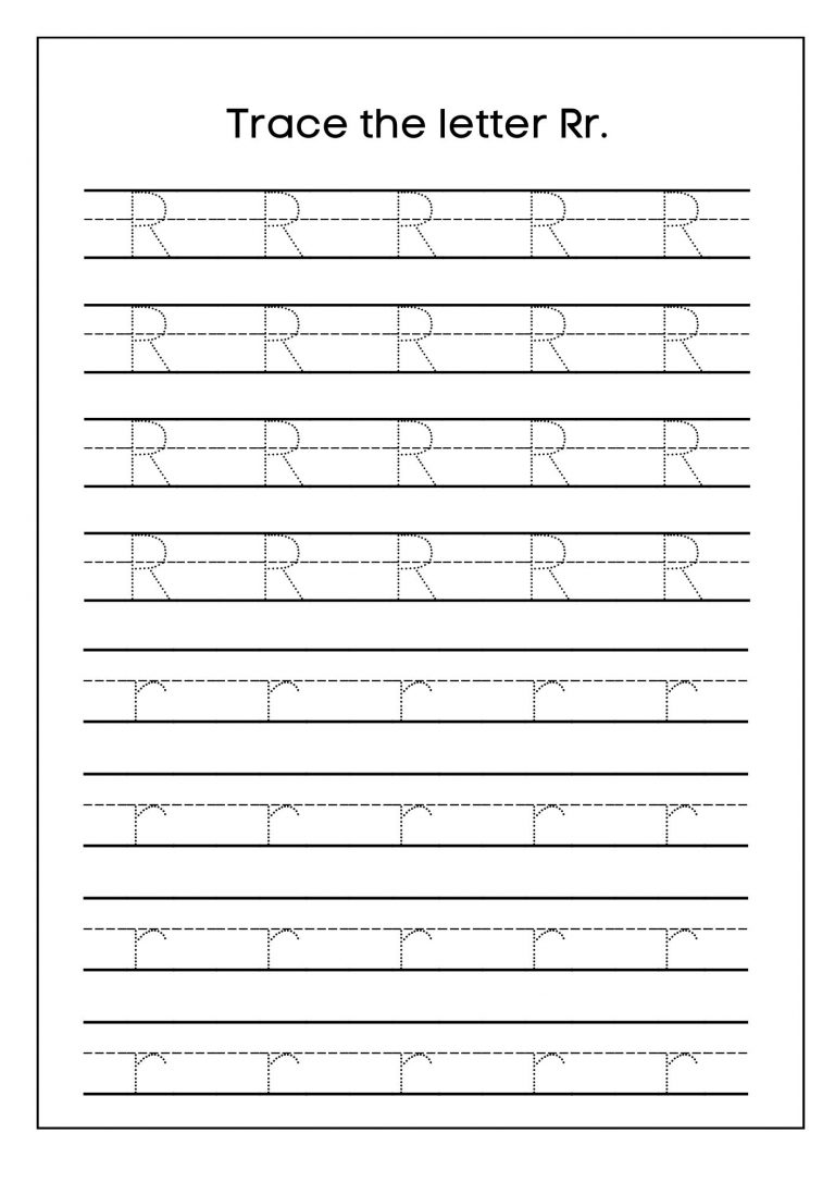 Letter R Activities for Toddler, Preschool & Kindergarten Printable PDF