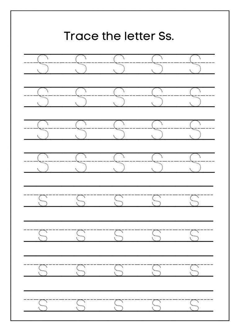 Letter S Activities for Toddler, Preschool & Kindergarten Printable PDF