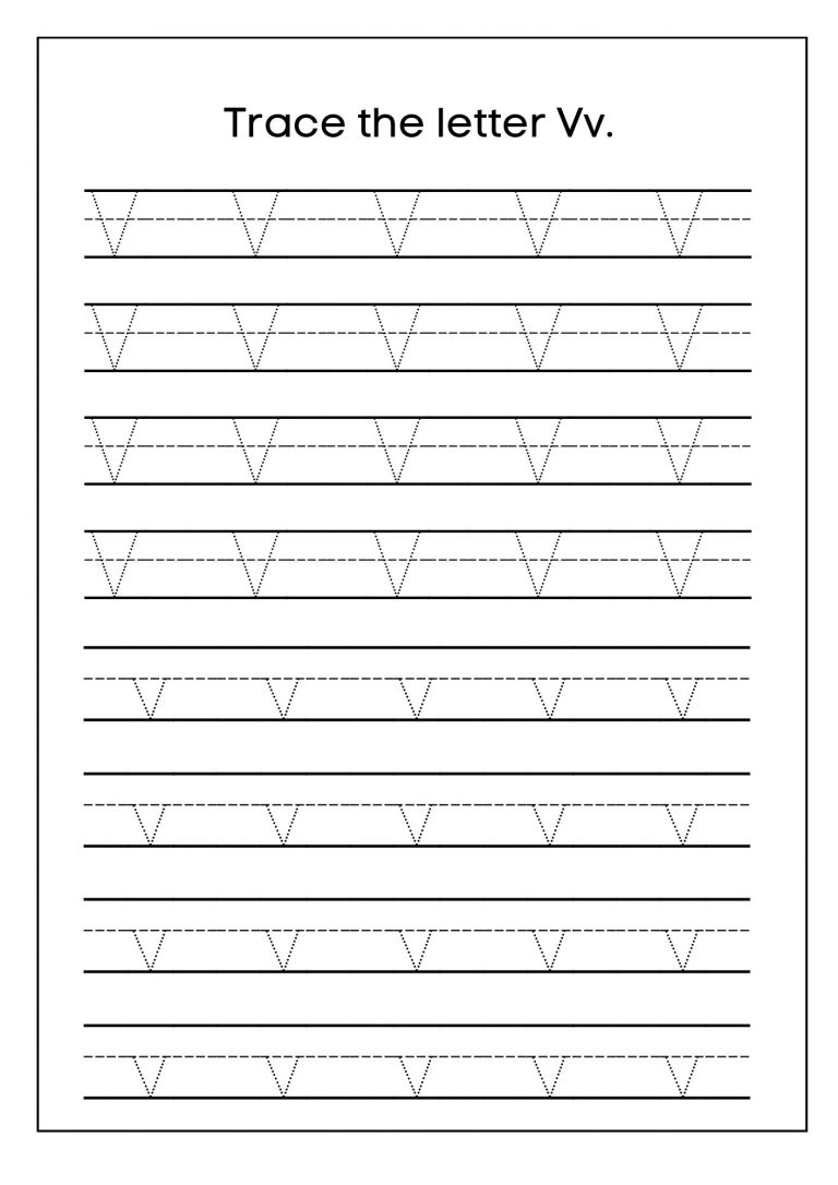 Letter V Activities for Toddler, Preschool & Kindergarten Printable PDF