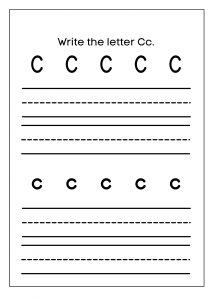 Letter C Activities for Toddler, Preschool & Kindergarten Printable PDF
