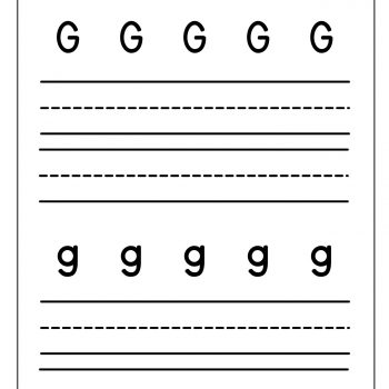 Letter G Activities for Toddler, Preschool & Kindergarten Printable PDF