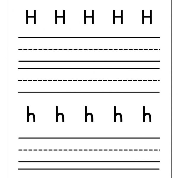 Letter H Activities for Toddler, Preschool & Kindergarten Printable PDF