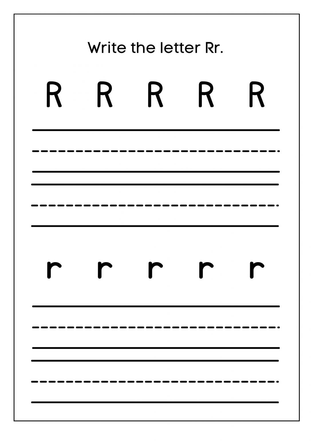 Letter R Activities for Toddler, Preschool & Kindergarten Printable PDF