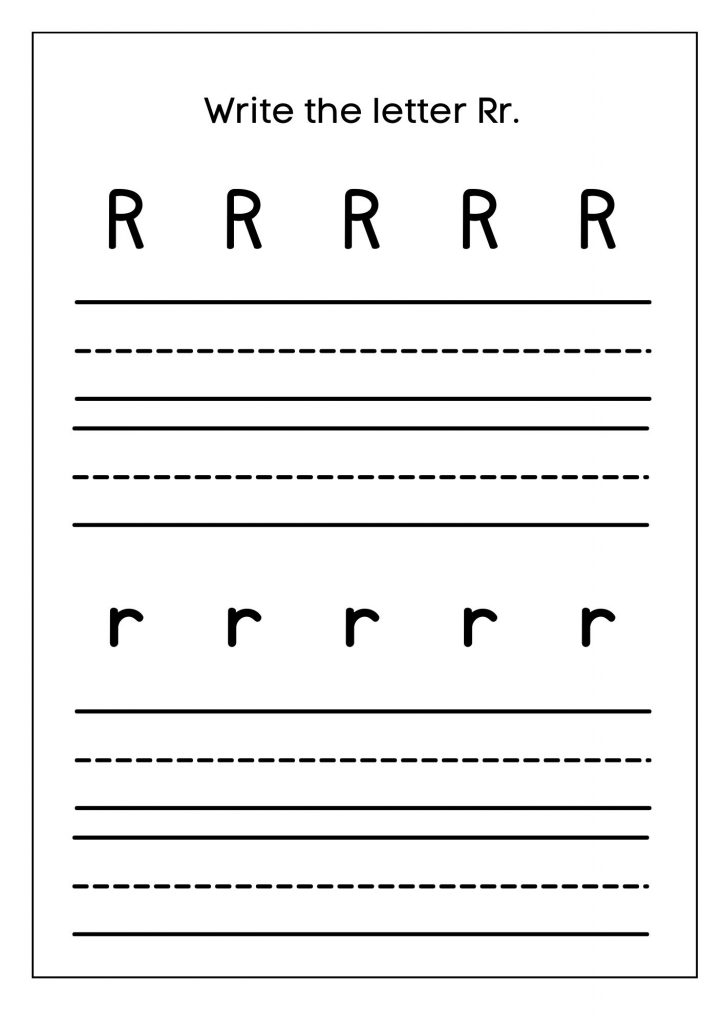 Letter R Activities for Toddler, Preschool & Kindergarten Printable PDF