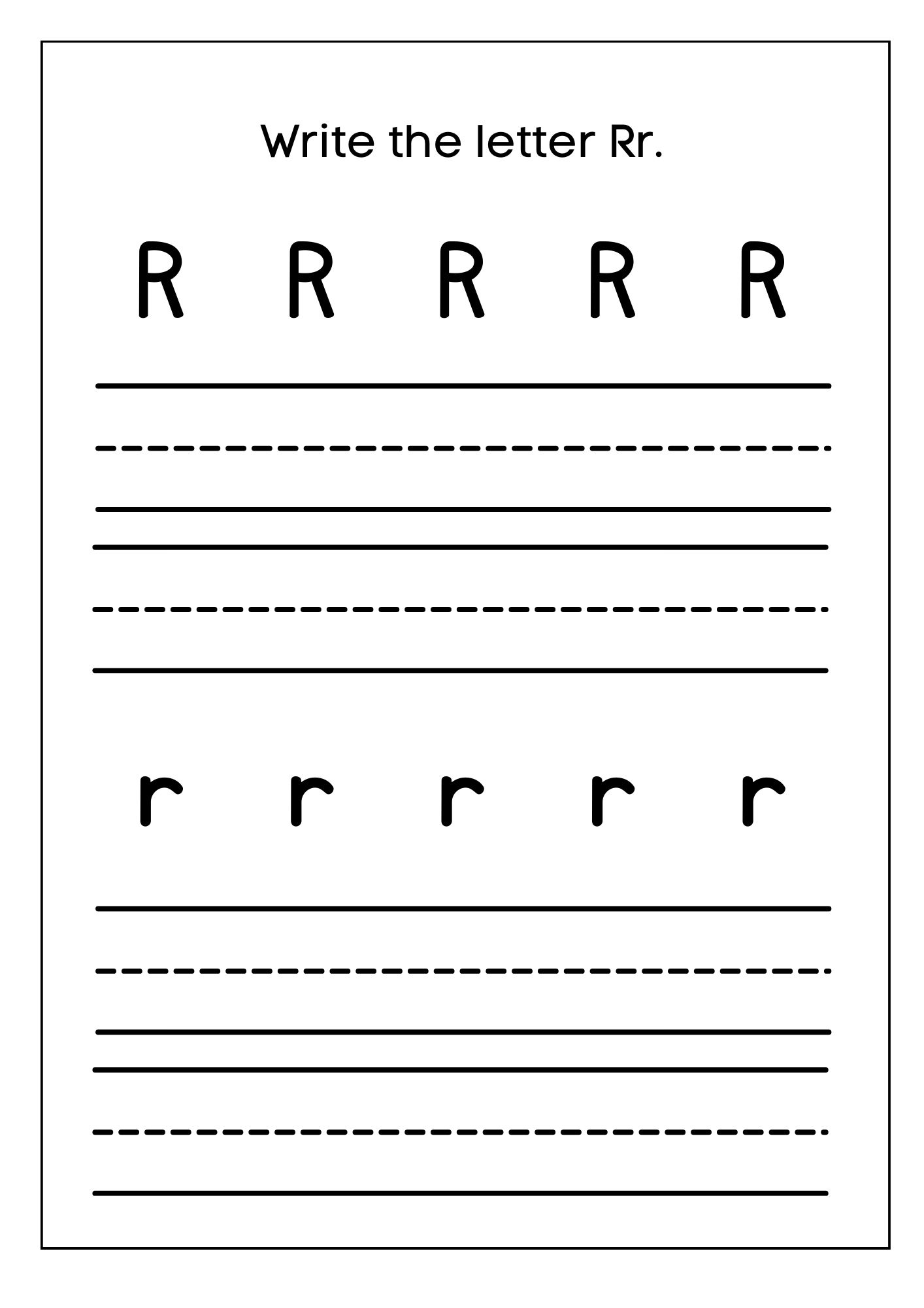 Letter R Activities for Toddler, Preschool & Kindergarten Printable PDF