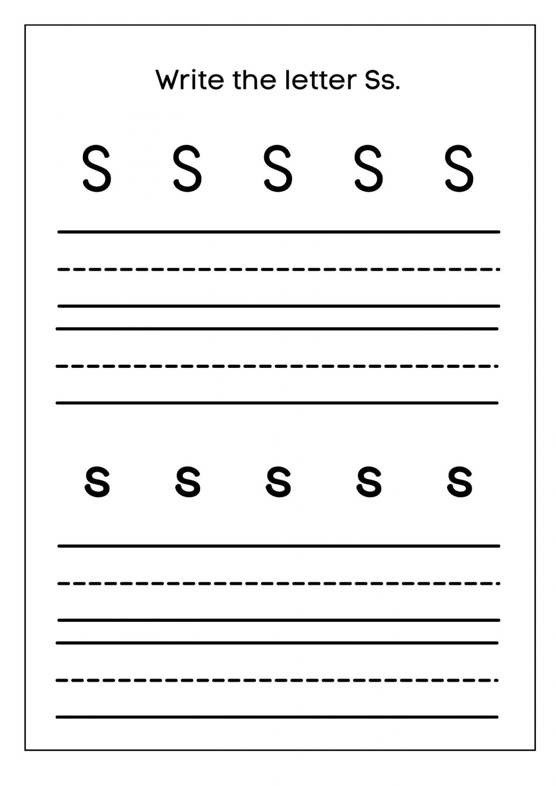 Letter S Activities for Toddler, Preschool & Kindergarten Printable PDF