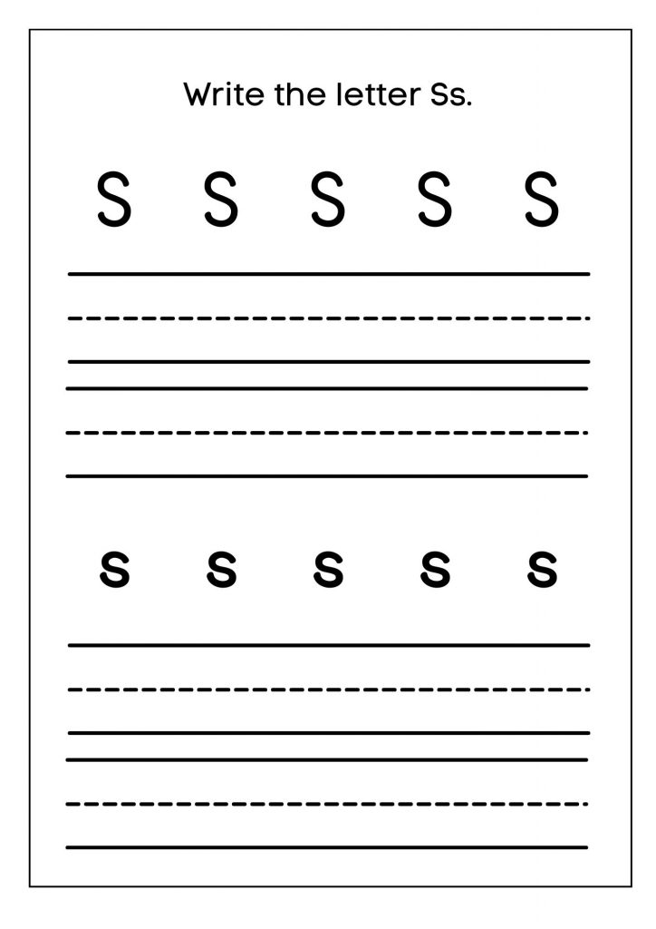 Letter S Activities for Toddler, Preschool & Kindergarten Printable PDF