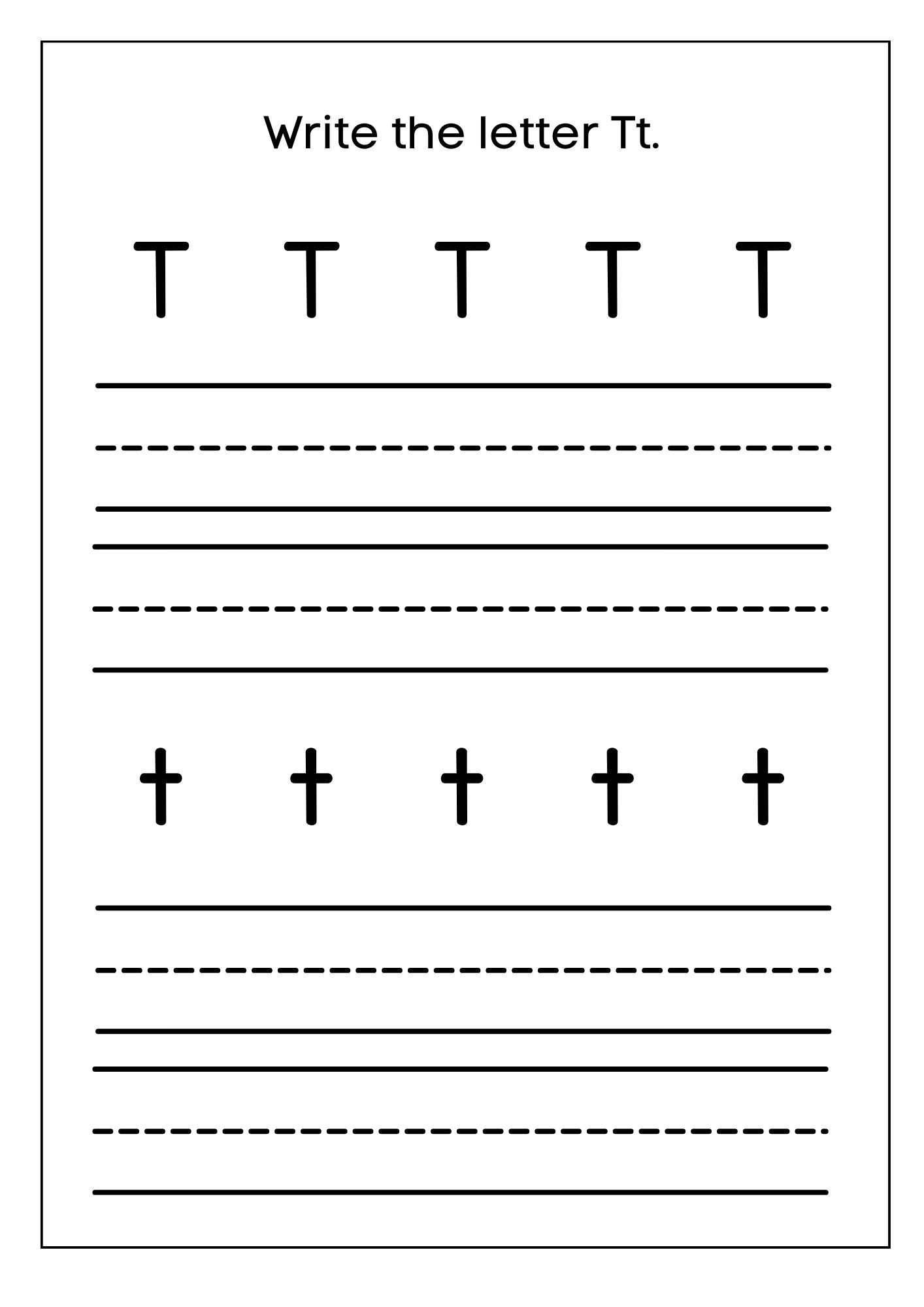 Letter T Activities for Toddler, Preschool & Kindergarten Printable PDF