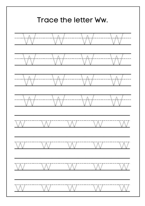 Letter W Activities for Toddler, Preschool & Kindergarten Printable PDF
