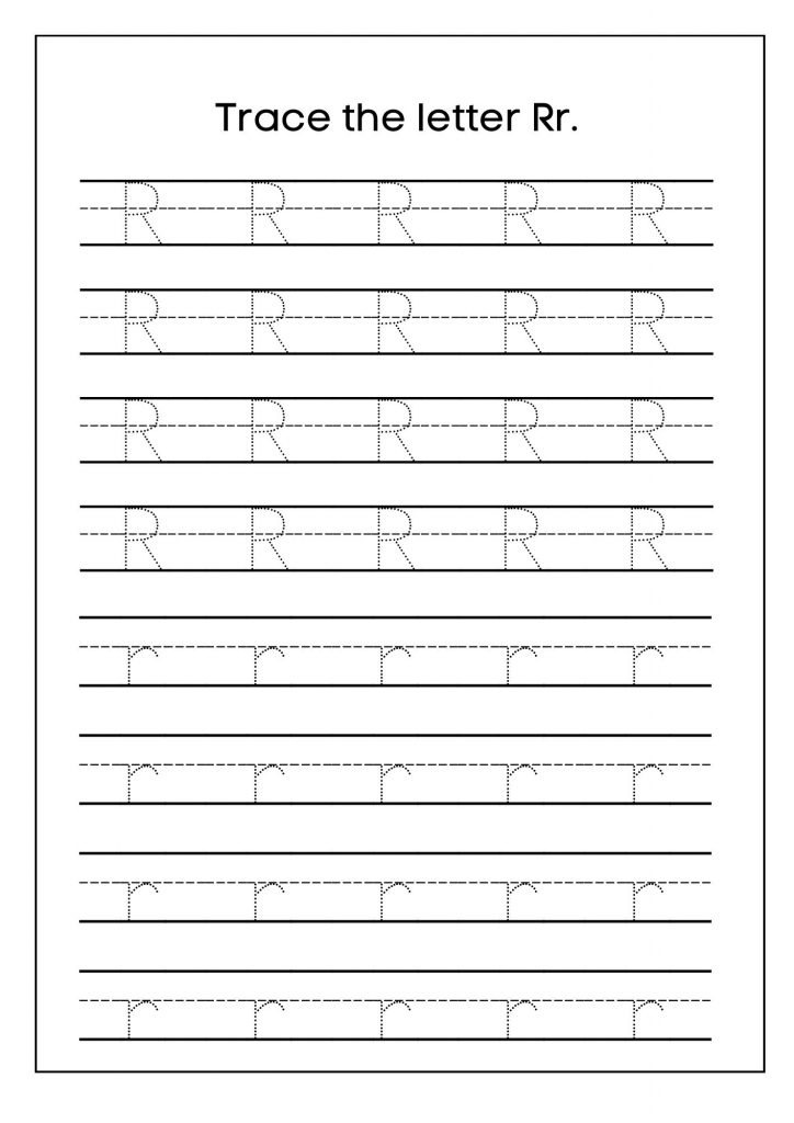 Free Letter R Dot Worksheets Printable PDF