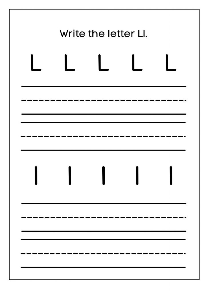 Letter L Activities for Toddler, Preschool & Kindergarten Printable PDF