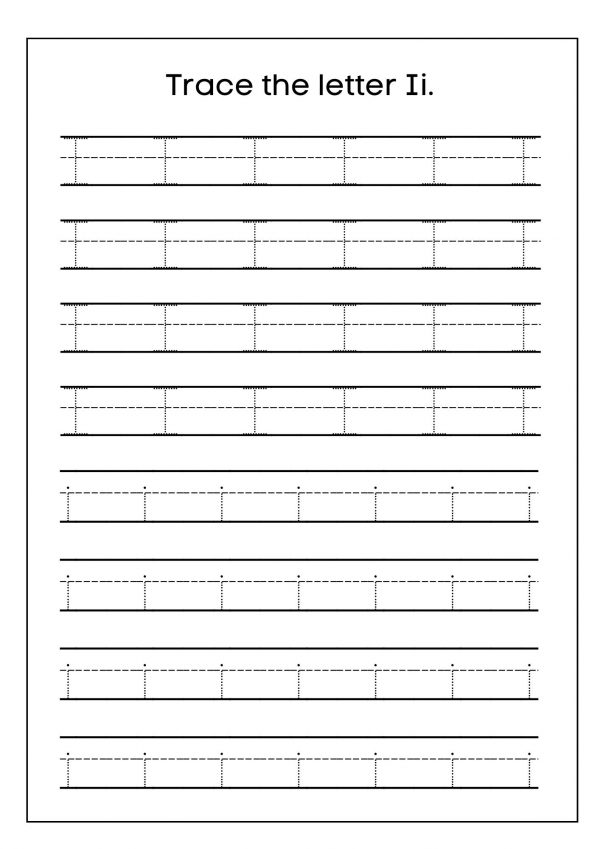 Letter I Activities for Toddler, Preschool & Kindergarten Printable PDF