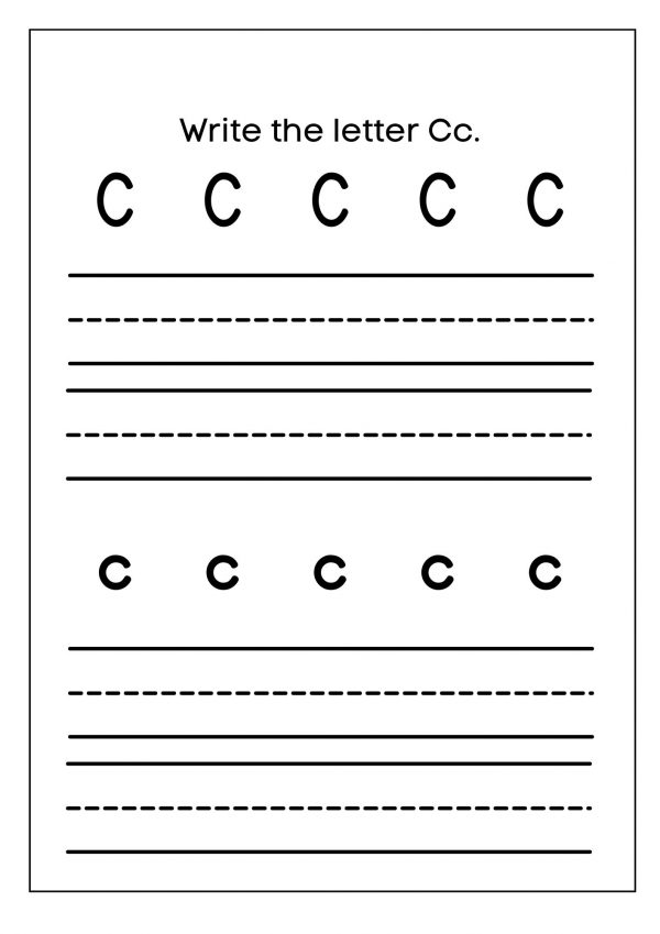 Letter C Activities for Toddler, Preschool & Kindergarten Printable PDF
