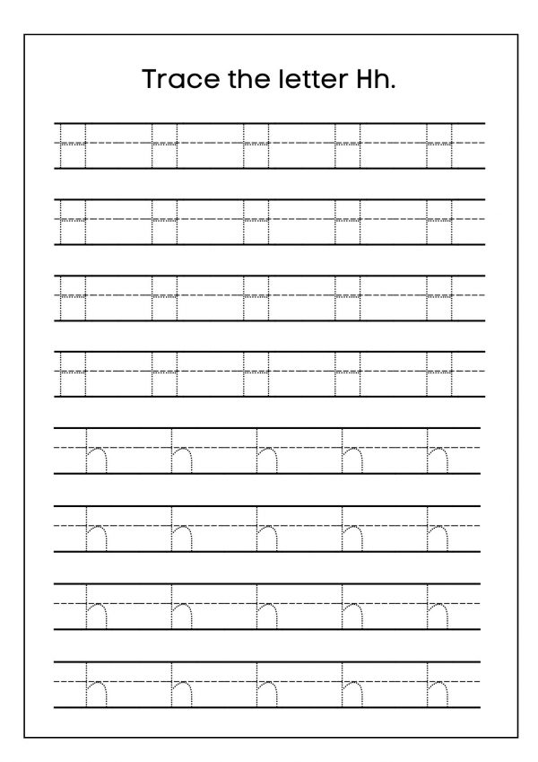 Letter H Activities for Toddler, Preschool & Kindergarten Printable PDF