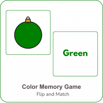 Color Matching Game for 3 Year Old