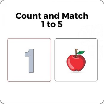 Match Numbers to Objects 1 to 5